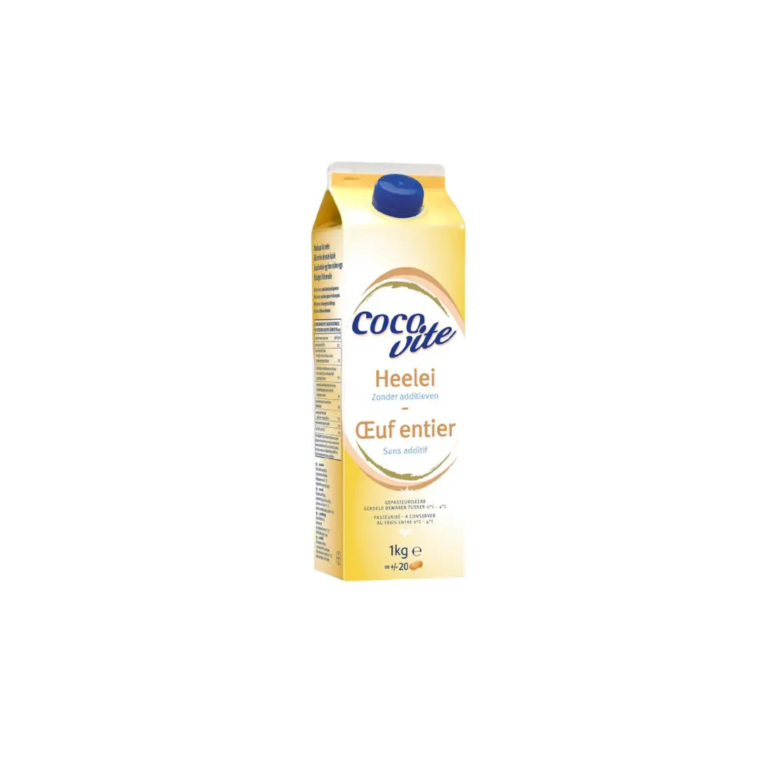 Oeufs entiers liquides Brique 1L – Perle Dorée